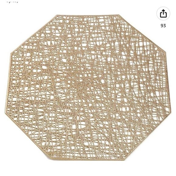 Unbranded | Dining | Placemats 5 Inch Pressed Vinyl Round Table Mates ...